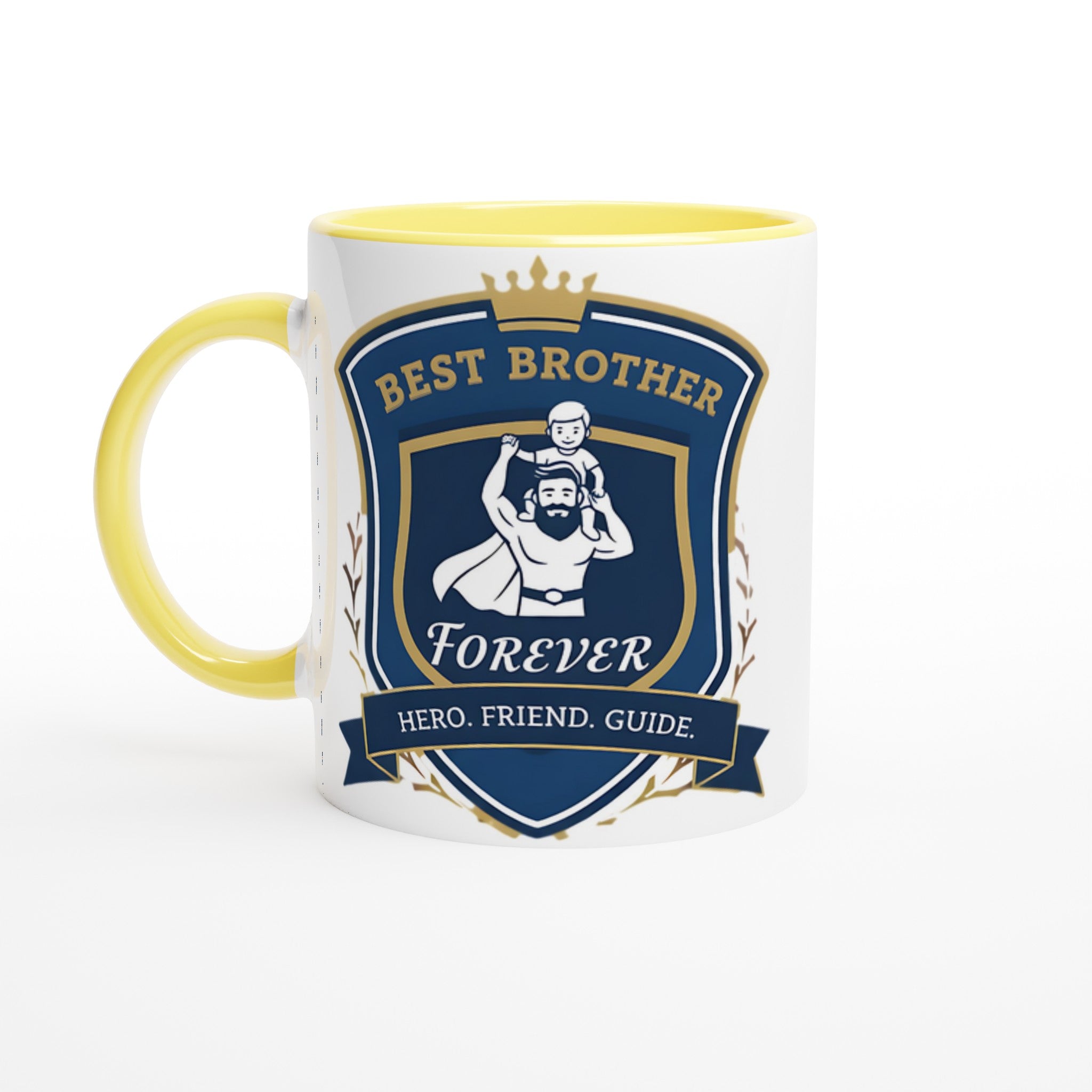 Best Brother Mug | 11oz Ceramic White Mug with Color Inside | Perfect ...